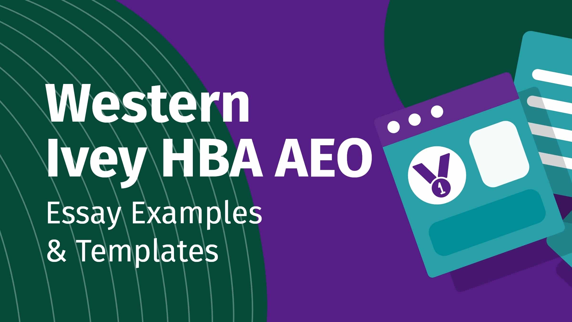 Western Ivey Supplementary Application Examples & Essay Prep