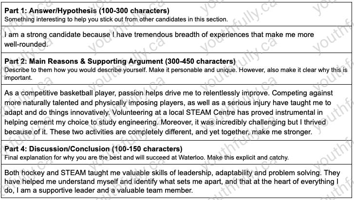 Waterloo Engineering AIF Example & Interview Questions