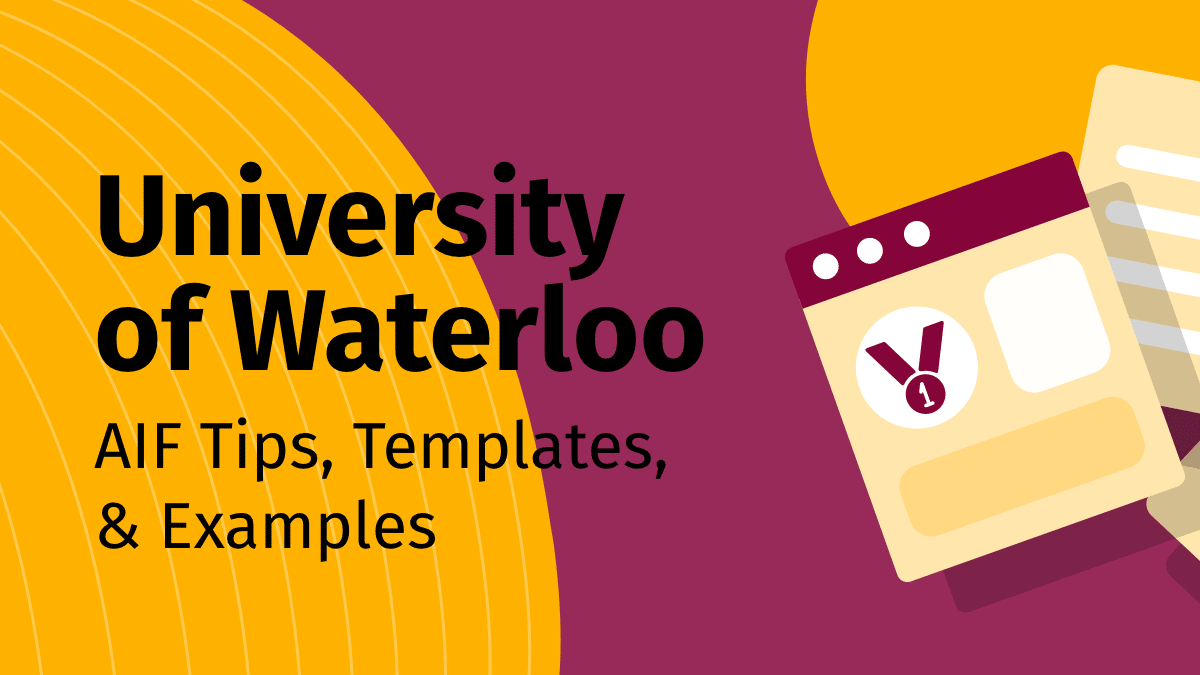 University of Waterloo: AIF Tips, Questions & Examples